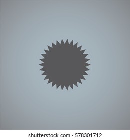 Illustrated Icon Isolated On Background Spikey Stock Vector (Royalty ...
