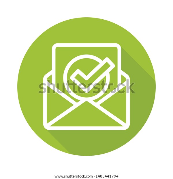 Illustrated Icon Verification Letter Concept Stock Vector (Royalty Free ...