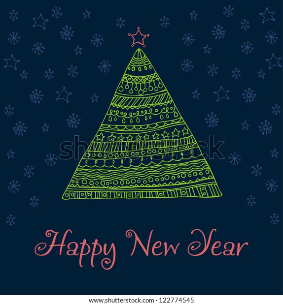 Illustrated Template Design Decoration Hand Drawn Stock Vector (Royalty ...