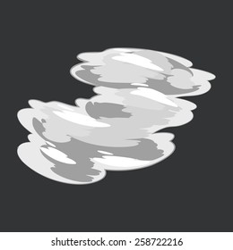 Illustration 2d Smokedust Stock Vector (Royalty Free) 258722216 | Shutterstock