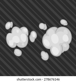 Illustration 2d Smokedust Stock Vector (Royalty Free) 278676146 ...