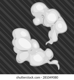 Illustration 2d Smokedust Stock Vector (Royalty Free) 281049080 | Shutterstock