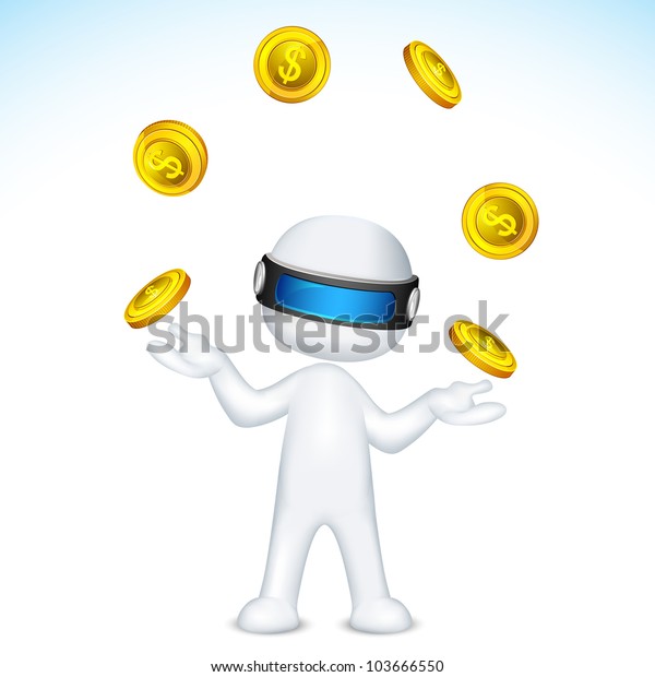 Illustration 3d Man Vector Fully Scalable Stock Vector (Royalty Free ...