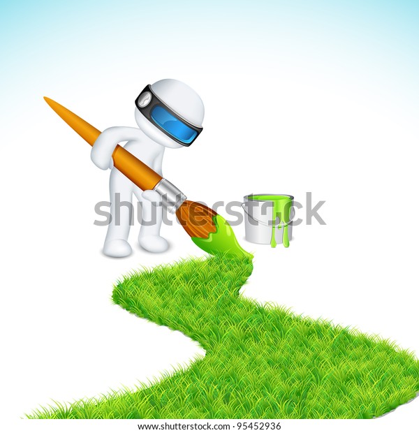 Illustration 3d Man Vector Fully Scalable Stock Vector (Royalty Free ...