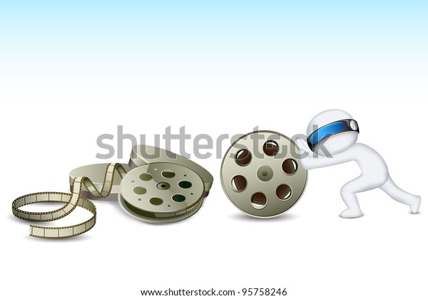 ilustración de 3d man en vector: vector de stock (libre de regalías ...