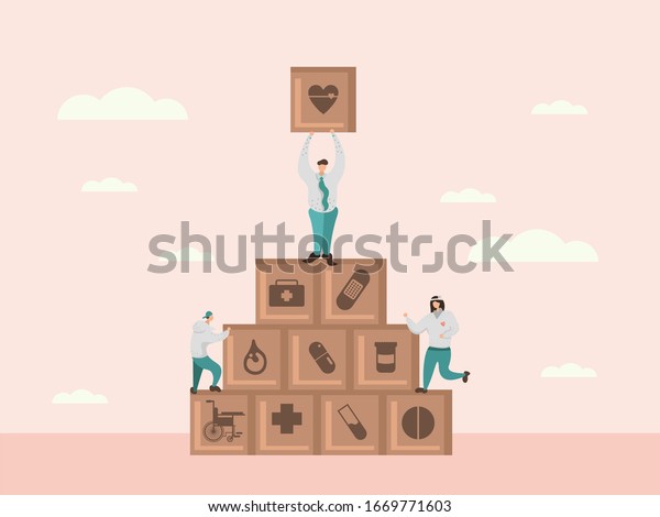 Illustration About Health Priority Scale This Stock Vector (Royalty ...