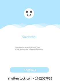 Illustration About Success Flash Message Pop Stock Vector (Royalty Free ...