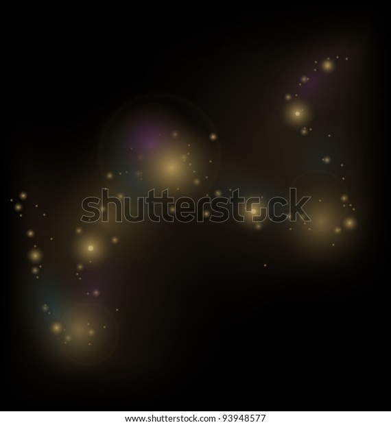 Illustration Abstract Background Cosmic Dust Vector Stock Vector ...