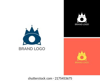 Illustration Abstract Circle Crown Simple Logo Stock Vector (Royalty ...