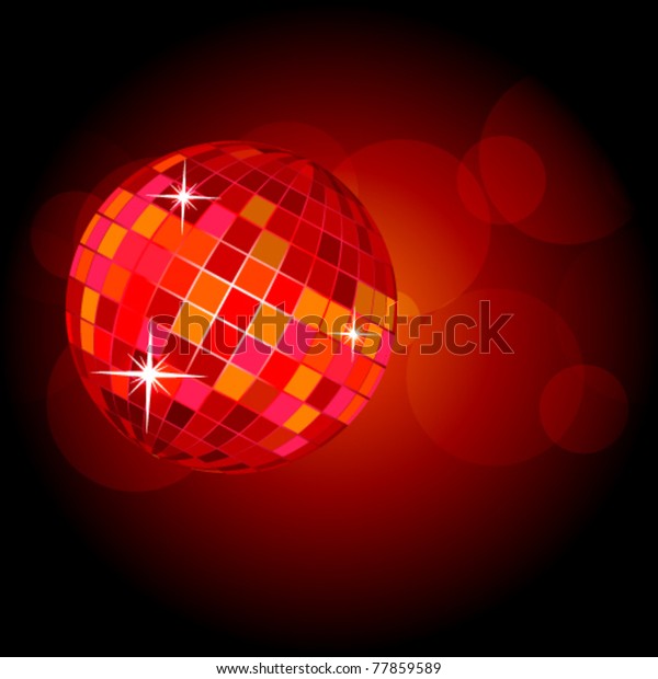 Illustration Abstract Disco Ball Stock Vector (Royalty Free) 77859589 ...