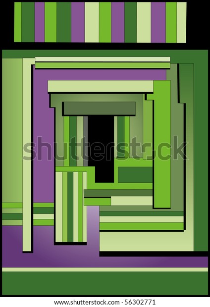 Illustration Abstract Entrance Stock Vector (Royalty Free) 56302771 ...