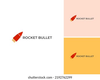 Illustration Abstract Rocket Bullet Logo Icon Stock Vector (Royalty ...