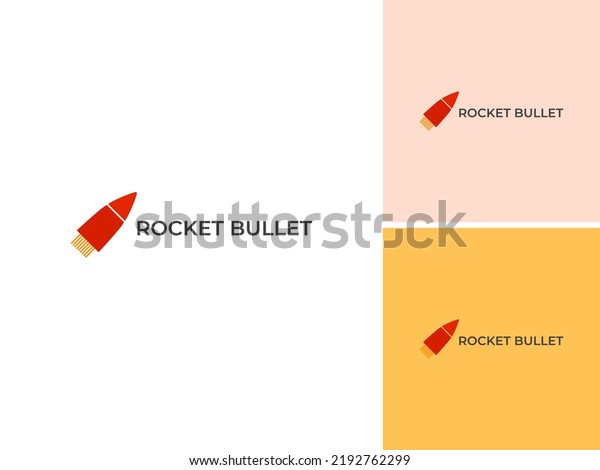 Illustration Abstract Rocket Bullet Logo Icon Stock Vector (Royalty ...