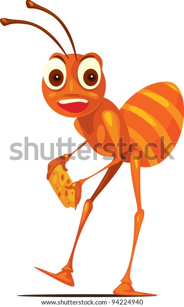 Illustration Ant Cartoon Stock Vector (Royalty Free) 94224940 ...