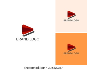 Illustration Arrow Triangle Play Button Logo Stock Vector (Royalty Free) 2175522357 | Shutterstock