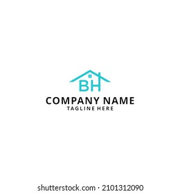 Illustration B H Logo Vector Home Stock Vector (Royalty Free ...
