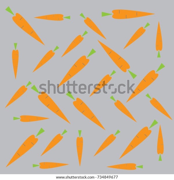 Illustration Background Carrots Wallpapers Design Stock Vector (Royalty ...