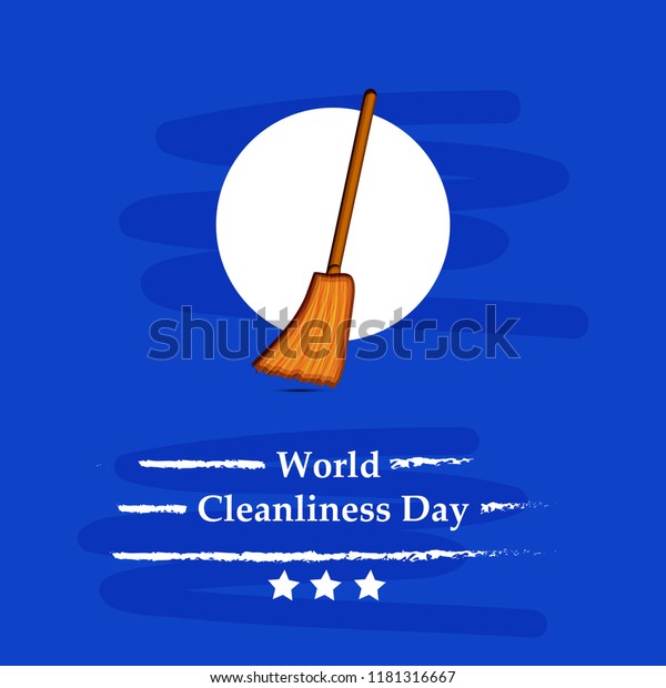 Illustration Background World Cleanliness Day Swachh 스톡 벡터(로열티 프리 ...