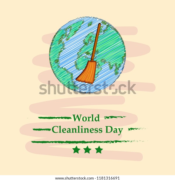 Illustration Background World Cleanliness Day Swachh Stock Vector ...