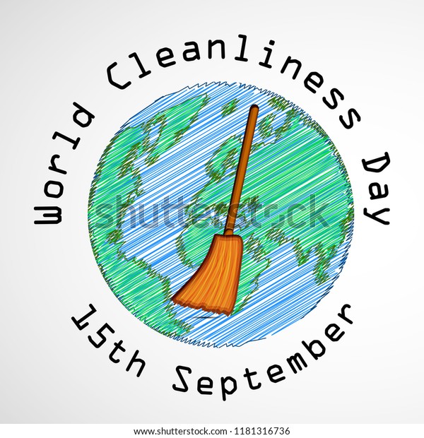 Illustration Background World Cleanliness Day Swachh 스톡 벡터(로열티 프리 ...
