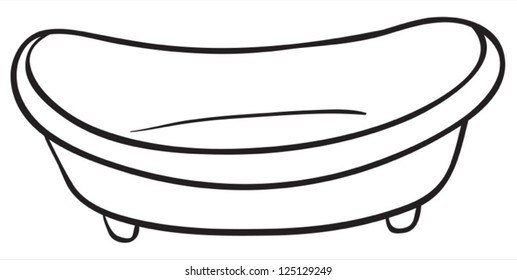 Illustration Basin On White Background Stock Vector (Royalty Free ...