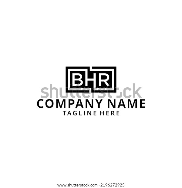 Illustration Bhr Logo Vector Graphic Branding Stock Vector (Royalty ...