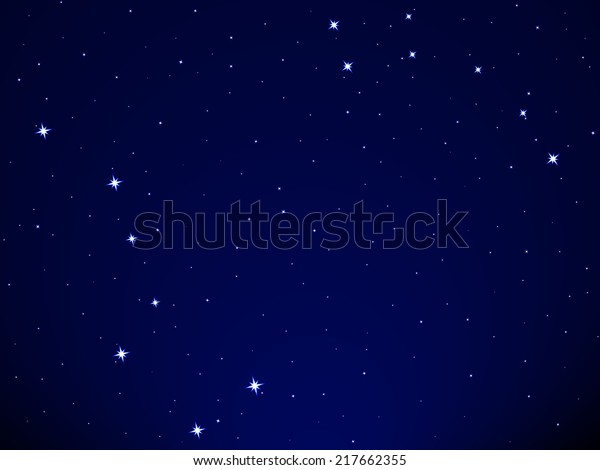 Illustration Big Dipper Little Dipper Constellation Stock Vector ... Illustration Big Dipper Little Dipper Constellation Stock Vector ...