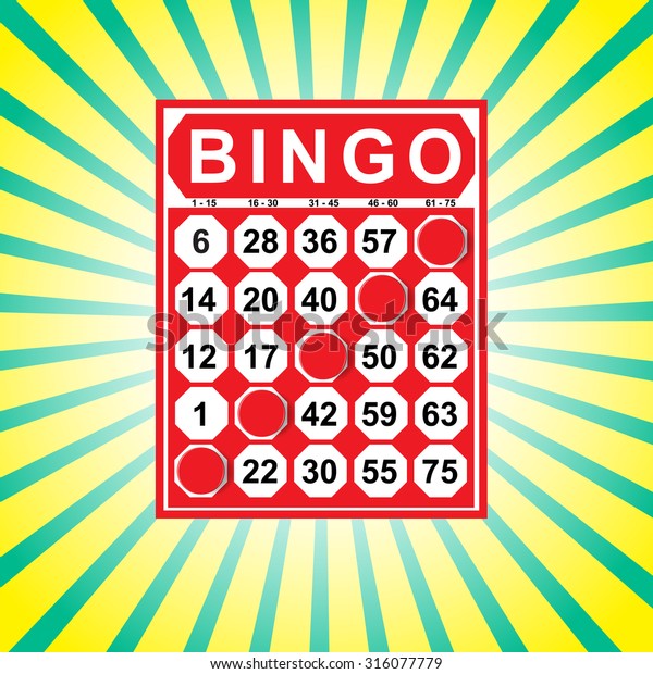 Illustration Bingo Card Game Stock Vector (Royalty Free) 316077779 ...