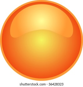 Illustration Blank Orange Button Stock Vector (Royalty Free) 36428323 ...
