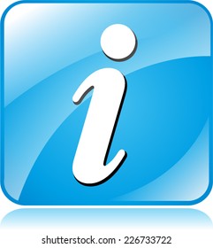 37,334 Blue square information icon Images, Stock Photos & Vectors ...