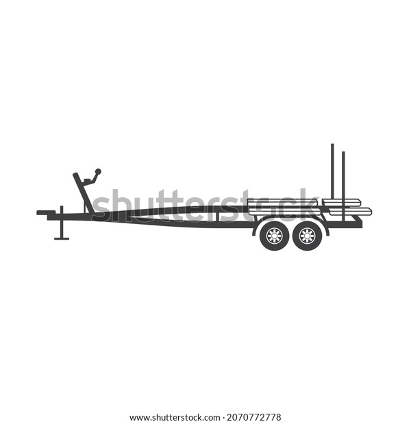 6,104 Boat On Trailer Stock Vectors, Images & Vector Art | Shutterstock