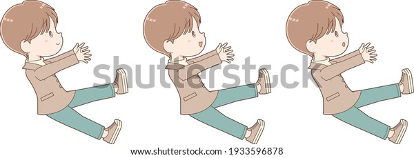 Illustration Boy Reaching Out Stock Vector (Royalty Free) 1933596878 ...