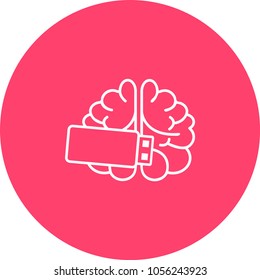Illustration Brain Usb Flash Drive Stock Vector (Royalty Free ...