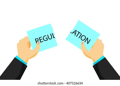 Illustration Break Rule Stock Vector (Royalty Free) 407526634 ...