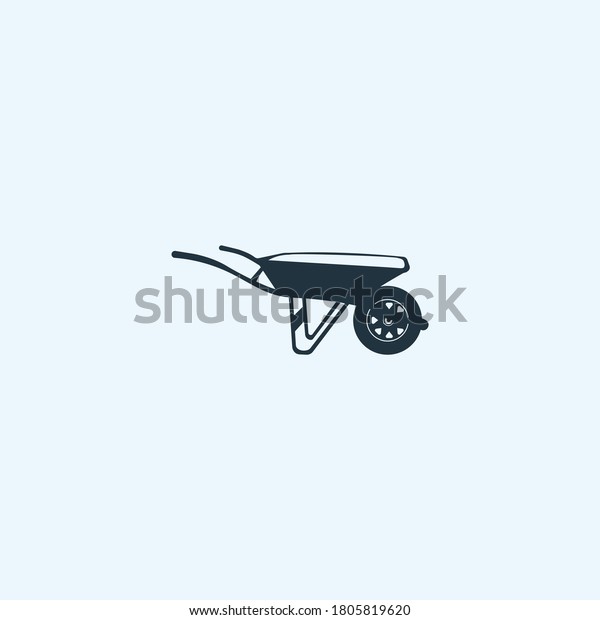 Illustration Building Cart Drawing Construction Cart Stock Vector ...