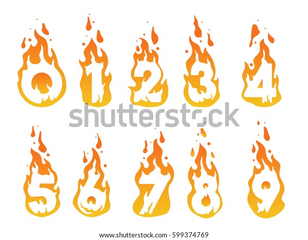 35,876 Flaming numbers 이미지, 스톡 사진 및 벡터 | Shutterstock