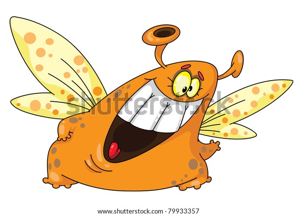 Illustration Butterfly Monster Stock Vector (Royalty Free) 79933357 ...