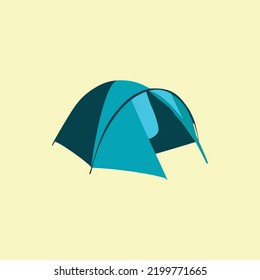 Illustration Camping Tend Vector Design Stock Vector (Royalty Free ...