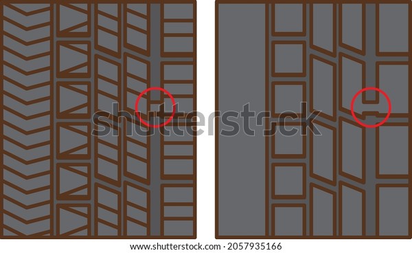 Illustration Car Tire Platform Stock Vector (Royalty Free) 2057935166 ...