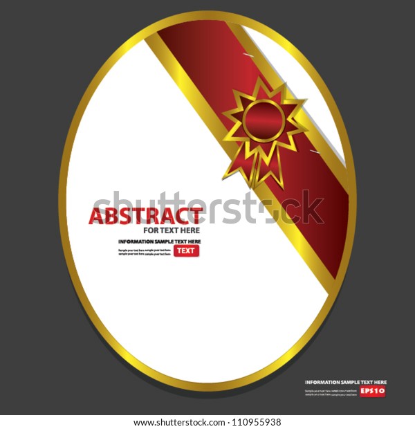 Illustration Card Wrapped Ribbonvector Stock Vector (Royalty Free ...