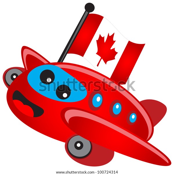 Illustration Cartoon Air Plane Character Stock Vector (Royalty Free ...