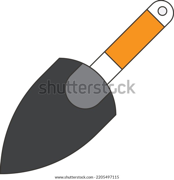 Illustration Cement Spoon Can Be Used Stock Vector (Royalty Free ...