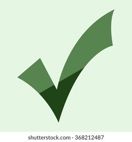 Green Check Mark Stock Vector (Royalty Free) 134053049