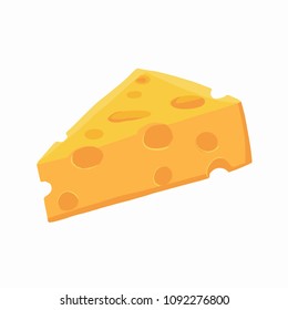 Illustration Cheese Simple Style Stock Vector (Royalty Free) 1092276800 ...