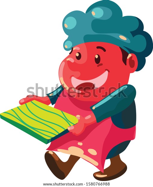 Illustration Chief Cook Cartoon Vector: vector de stock (libre de ...