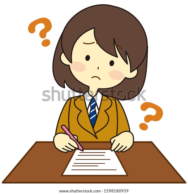 Illustration Child Who Cannot Understand Stock Vector (Royalty Free ...
