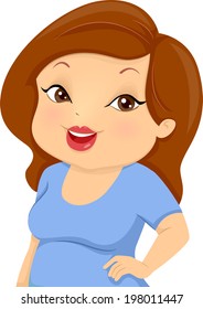 354 Chubby woman clip art Images, Stock Photos & Vectors | Shutterstock