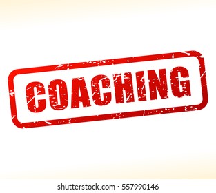 Illustration Coaching Text Stamp Stock Vector (Royalty Free) 557990146 ...