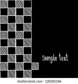 Illustration Concept Hand Drawn Cage Pattern Stock Vector (Royalty Free ...