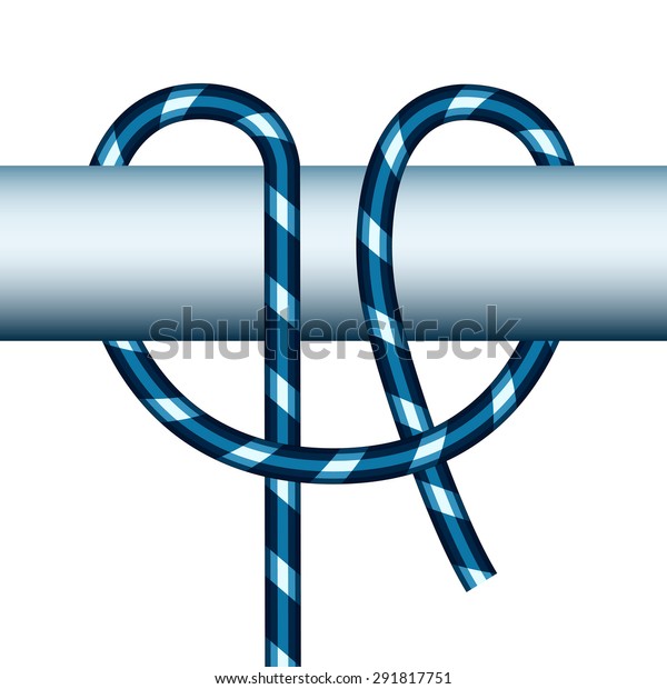 Illustration Connecting Tether Knot Stock Vector (Royalty Free ...